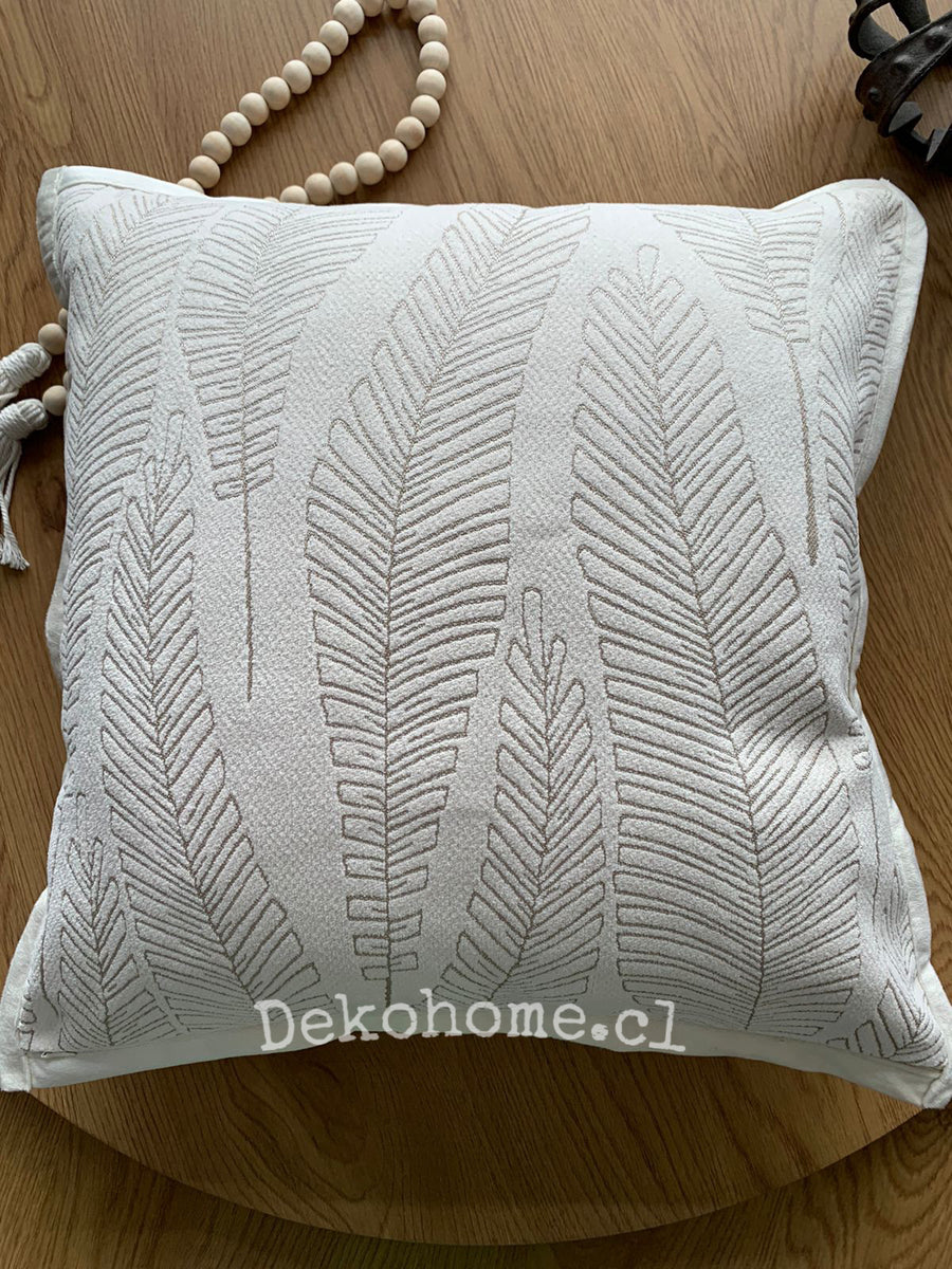 Funda cojín mod French Hojas – dekohome